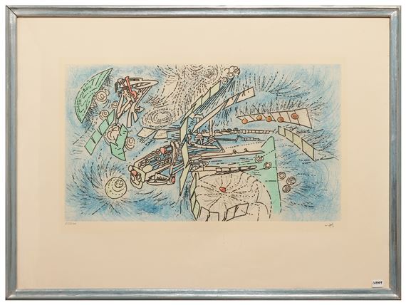 Roberto Matta | Frappe le marteau qui frappe 1973 (1973) | MutualArt