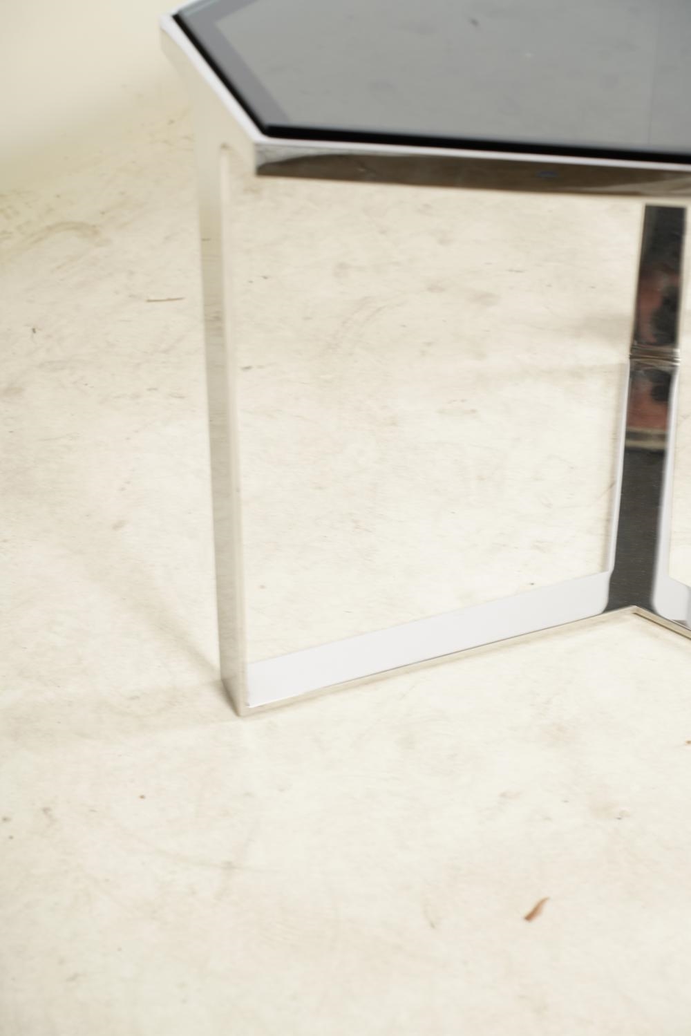 Angelo Donghia | Three Angelo Donghia Triangular End Tables | MutualArt