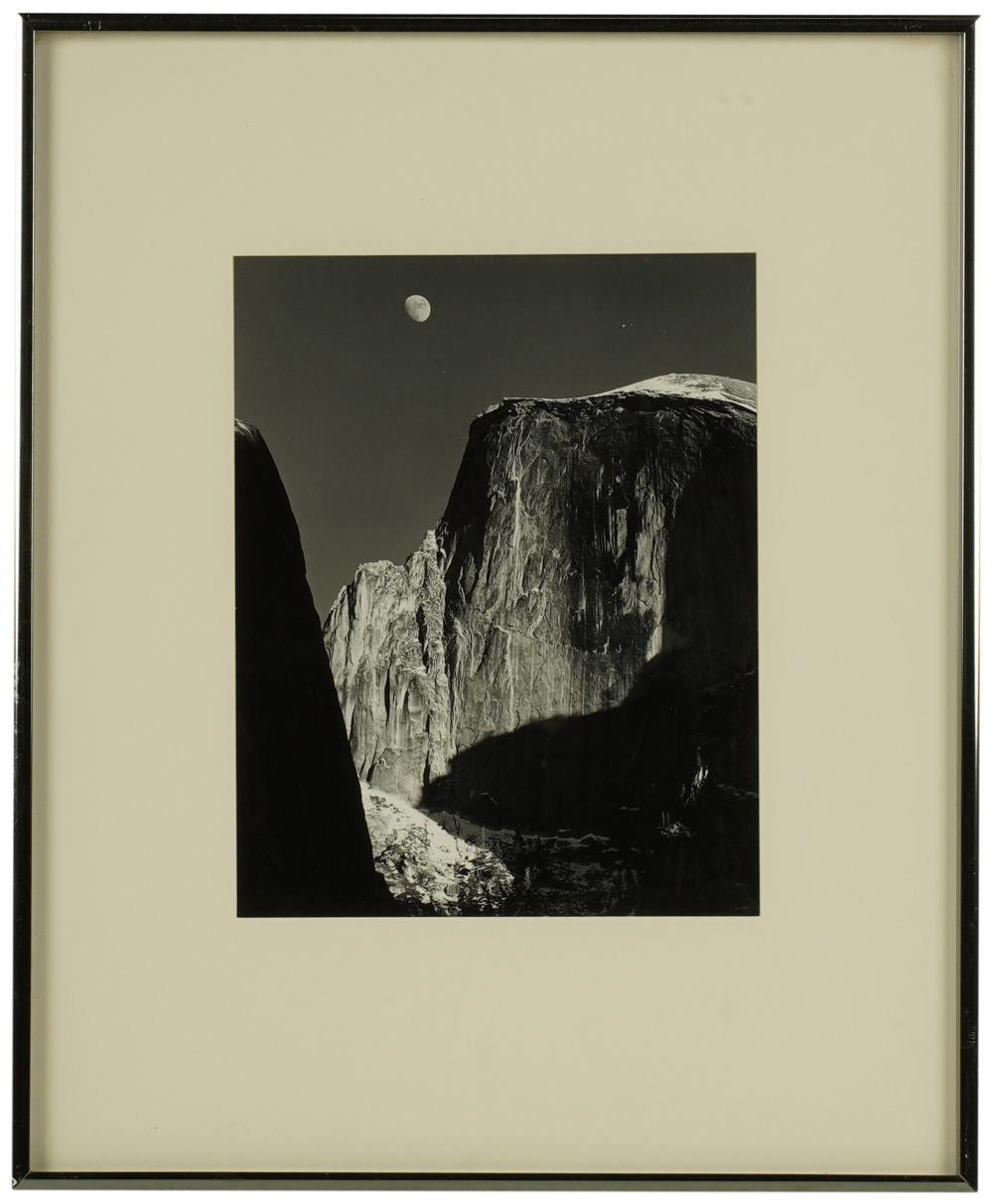 Ansel Adams | Moon and Half Dome | MutualArt