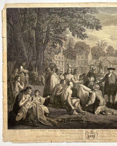 Benjamin West | William Penn's treaty with the Indian's when he founded ...