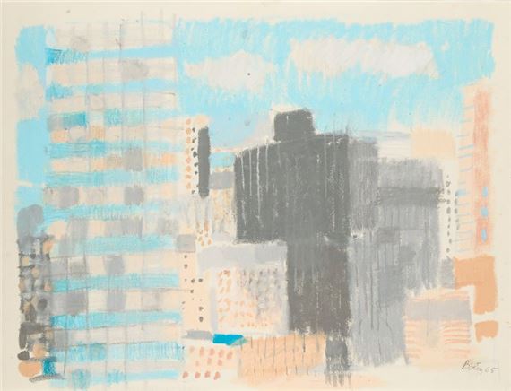 Gustav Bolin | New York Bridge (1965) | MutualArt