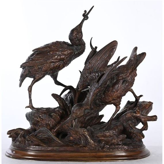 Paul Edouard Delabrierre | Snipes on rocky elements with worm and frog ...