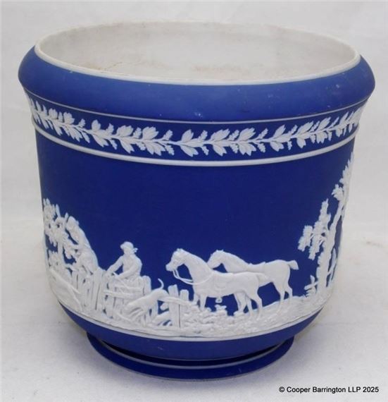 Planter | Antique Adams Tunstall JasperwarePlanter Jardenier (1900s ...