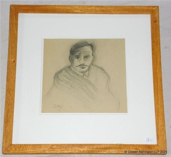 R. B. Kitaj | Ronald Brooks Kitaj Pencil Portrait on Paper | MutualArt