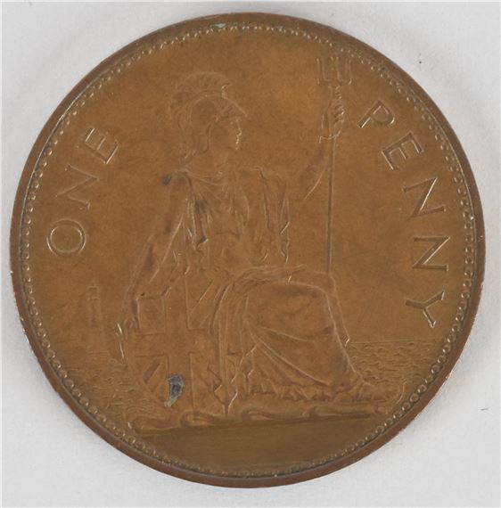 Penny | An Elizabeth II one penny error/misstrike coin | MutualArt