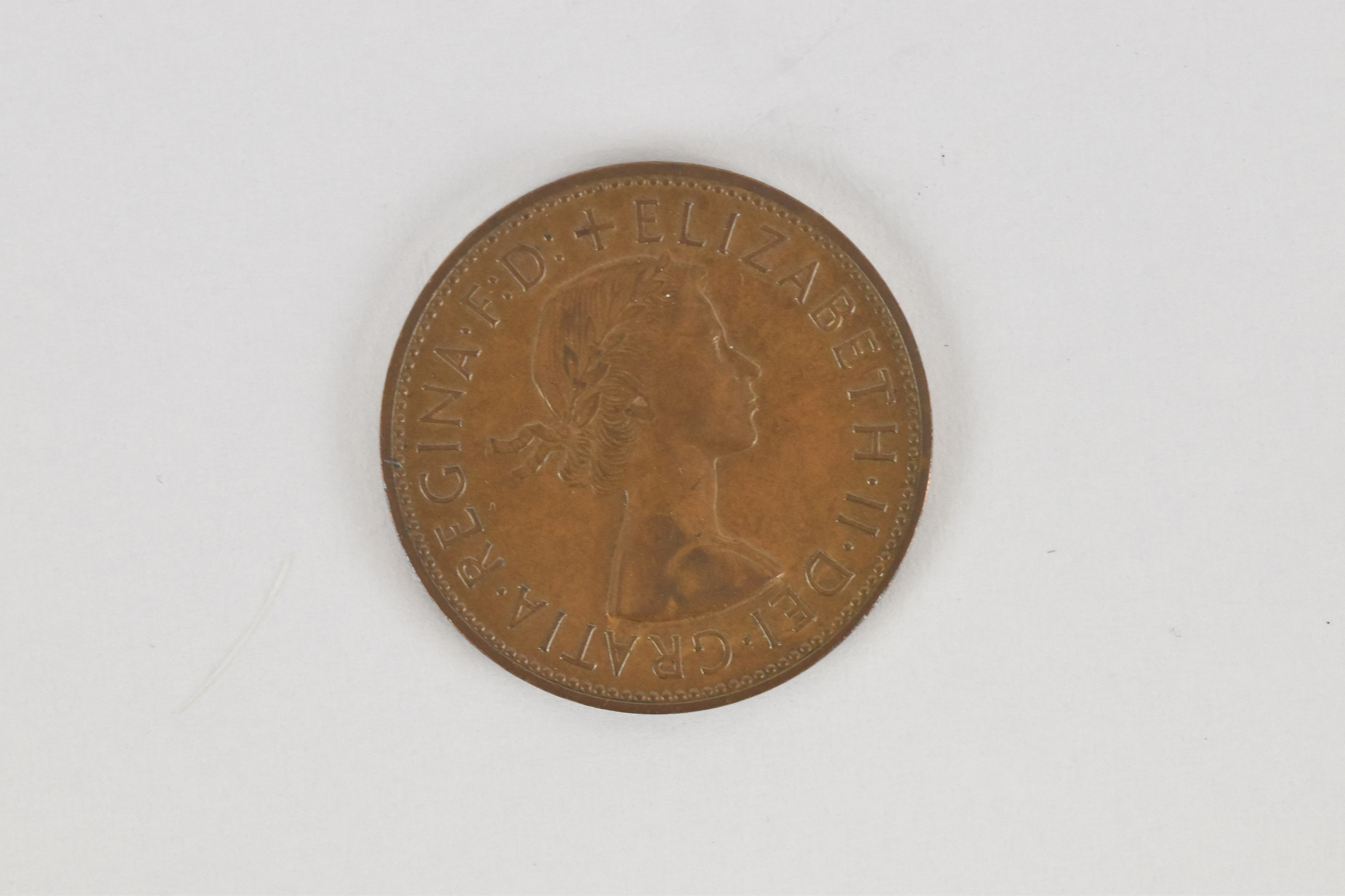 Penny | An Elizabeth II one penny error/misstrike coin | MutualArt