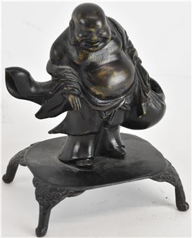 Hotei | standing upon a low table (Late 19th Century) | MutualArt