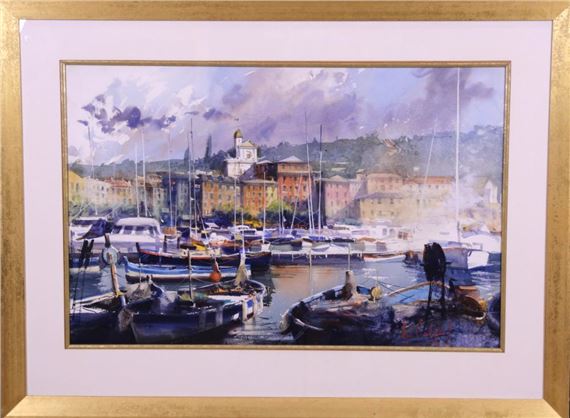 Alvaro Castagnet | Alvaro Castagnet- Boat Scene | MutualArt