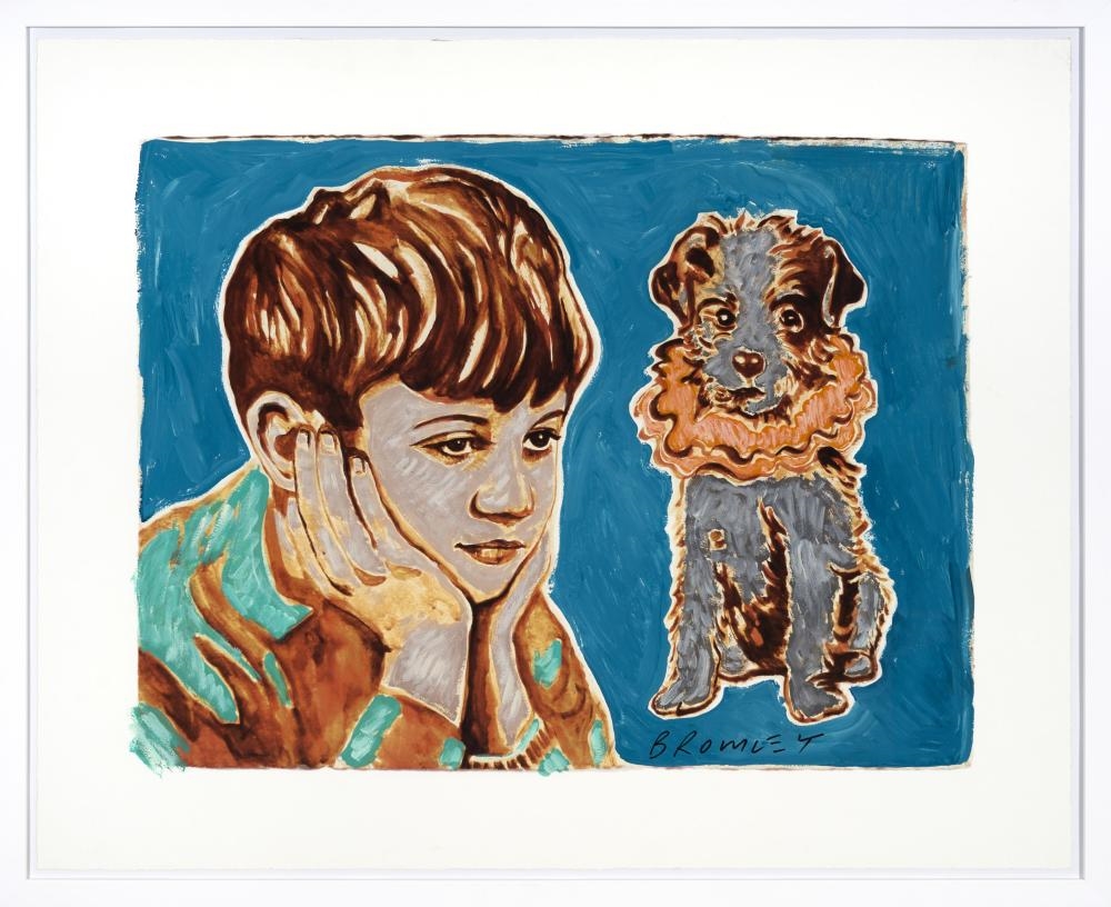 David Bromley | Boy and Dog | MutualArt