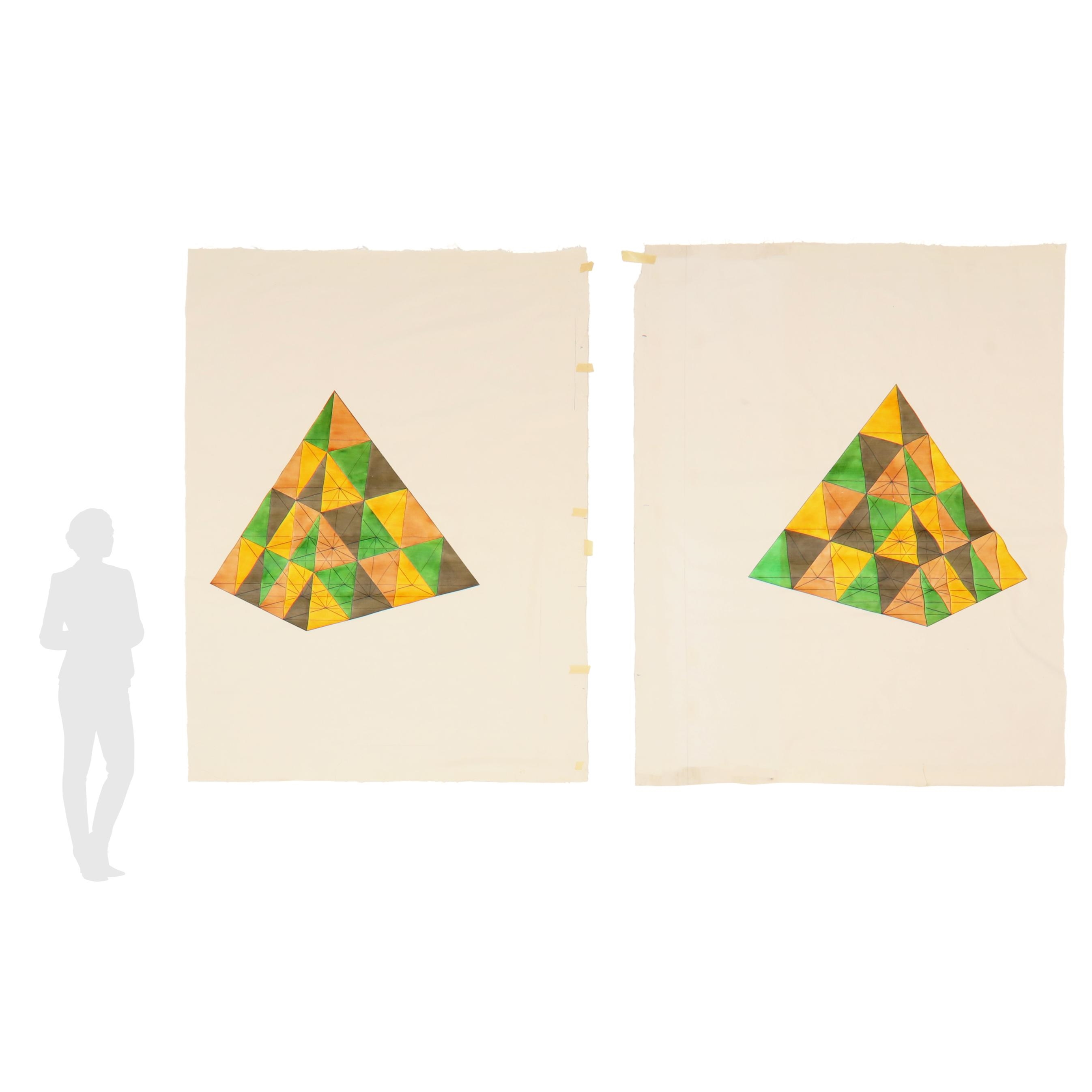 John A. Hiigli | The Geometry of Echoes (Diptych | MutualArt