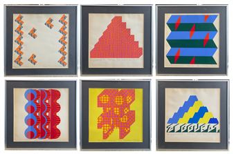 Joe Tilson | The 1/2 Ziggurat (1965) | MutualArt