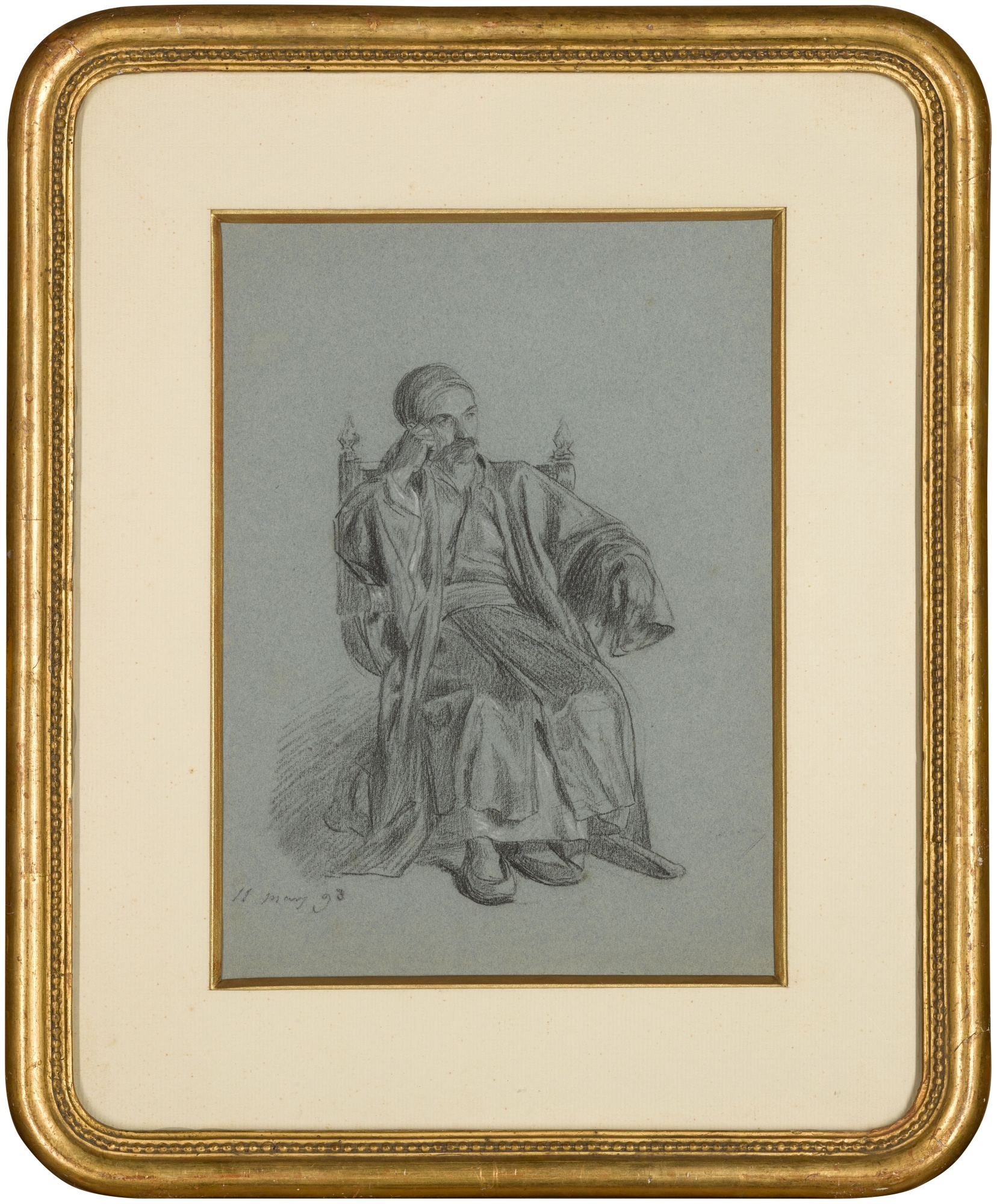 Alexandre Bida | Seated Arnaut | MutualArt
