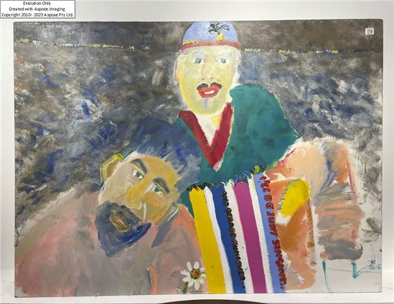 Fergus Collinson | Fergus Collinson - Said Goodbye Meat Pie - Oil on ...