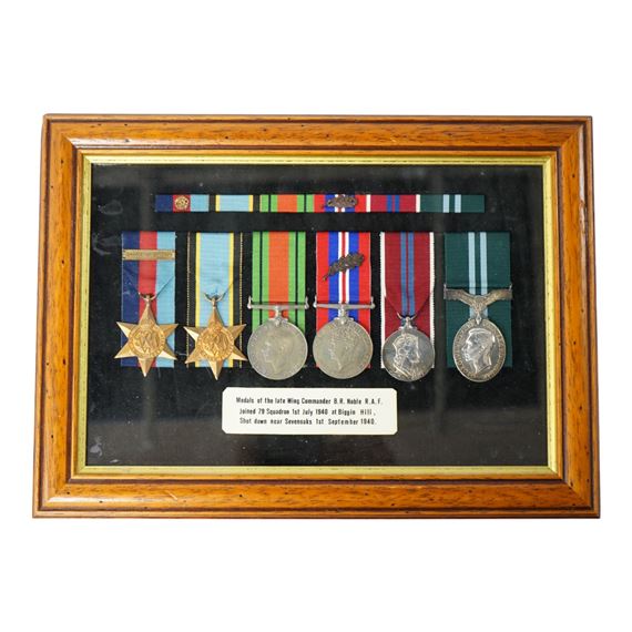 Queen Victoria | A framed WWII RAF medal group awarded to Wing ...