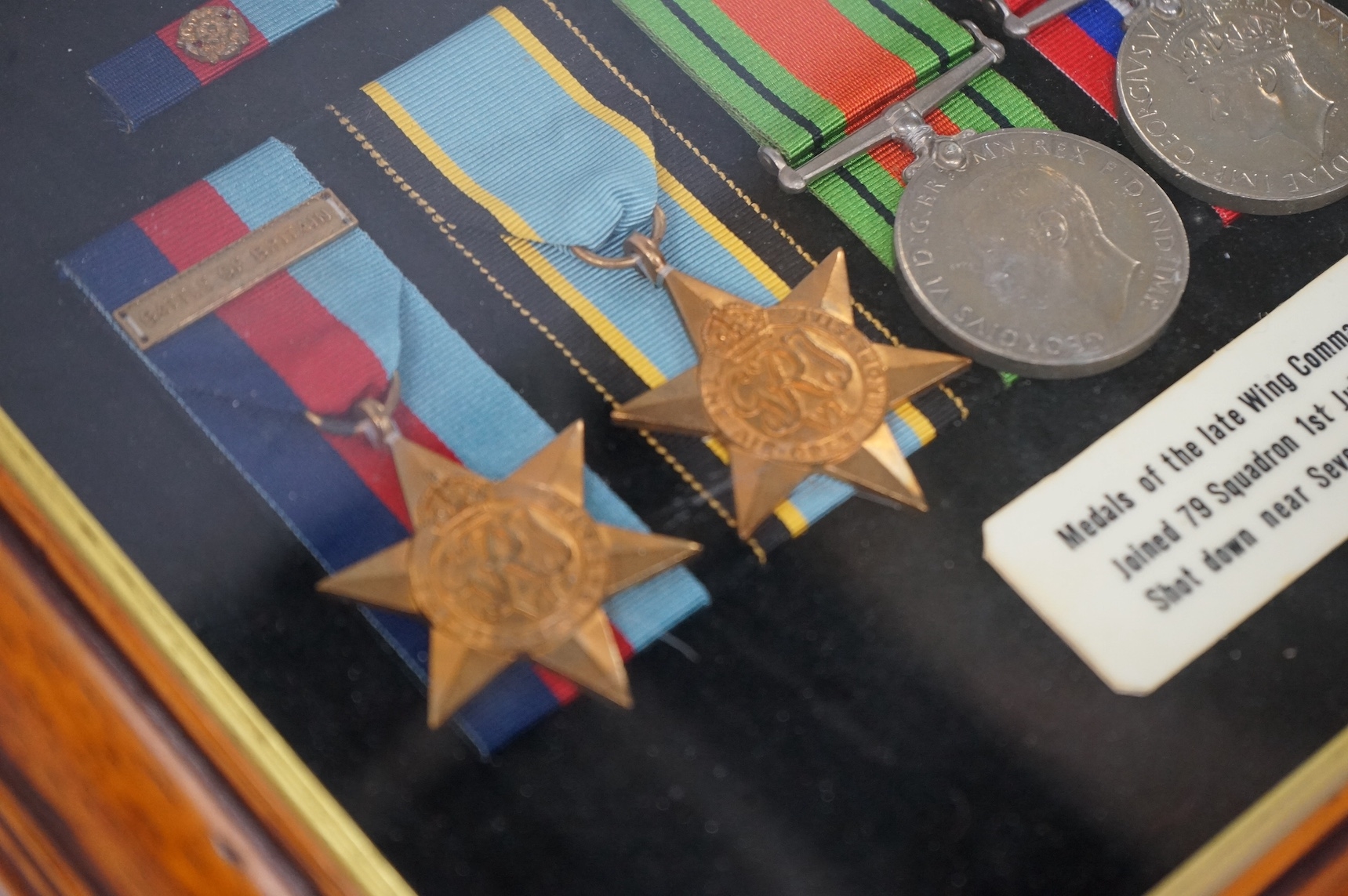 Queen Victoria | A framed WWII RAF medal group awarded to Wing ...