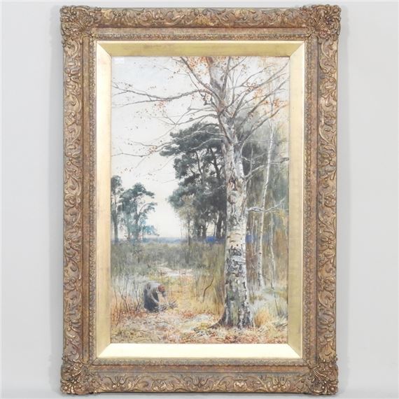 James Edward Grace | landscape with trees (1886) | MutualArt