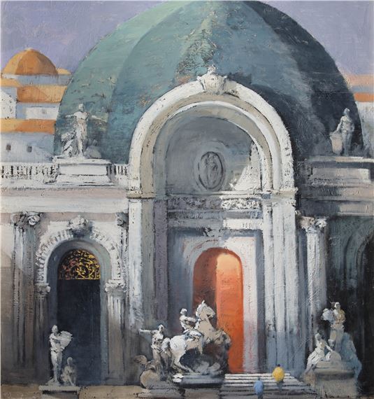 Paul Balmer | Paul Balmer (South African 20th Century) CITYSCAPE II ...