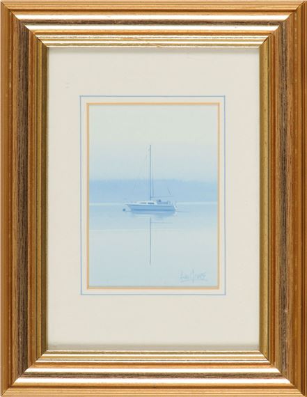 Alan Groves | YACHT AT DAWN | MutualArt