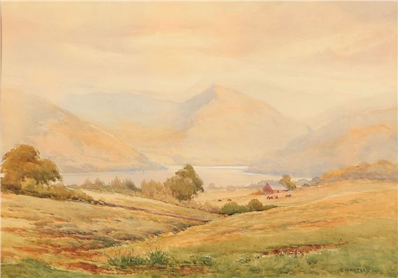 Edward Hartley Mooney | CATTLE GRAZING | MutualArt