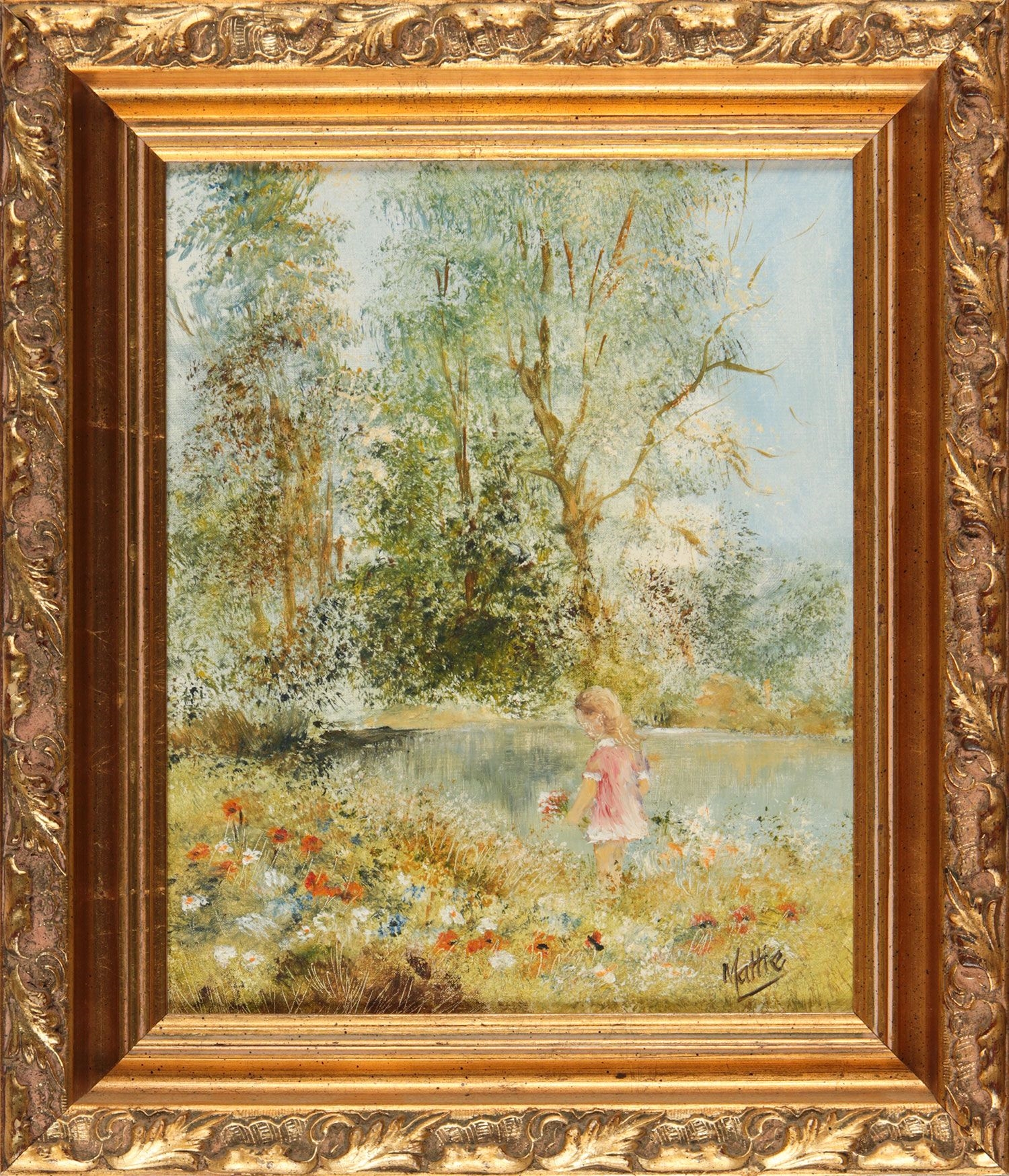 Mattie Waugh | PICKING FLOWERS | MutualArt