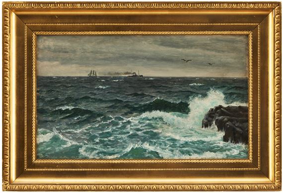 Christian Blache | Kustlandskap från Kullen (1907) | MutualArt