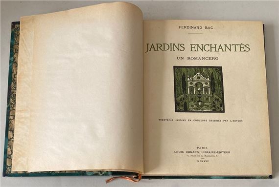 Ferdinand Bac | Jardin enchanté, un romancero (1925) | MutualArt
