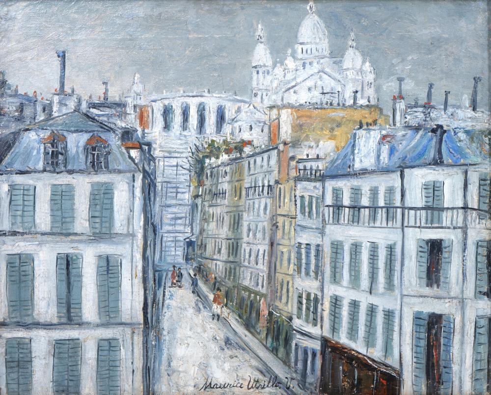 Maurice Utrillo | Maurice Utrillo Oil Painting Christies Provenance ...