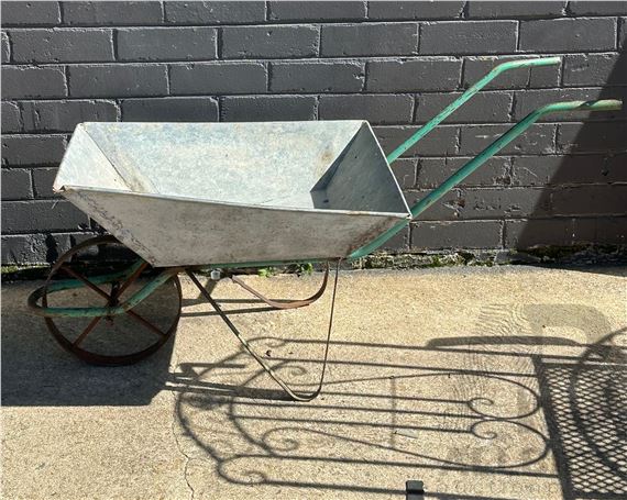 MANUAL | Vintage Manual Single Wheelbarrow | MutualArt