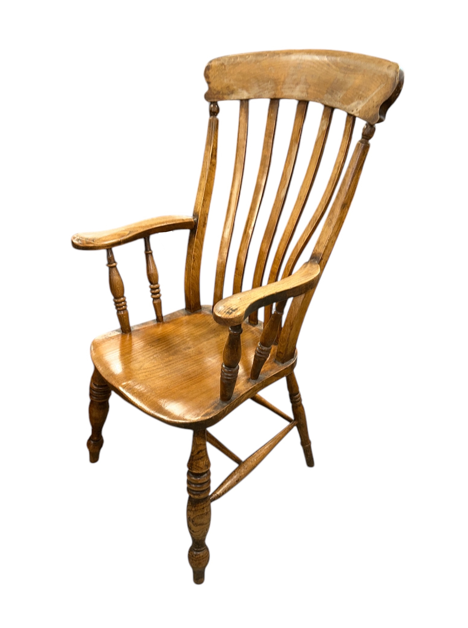 Michael Gough | A 19th century slat back Windsor armchair. Provenance ...