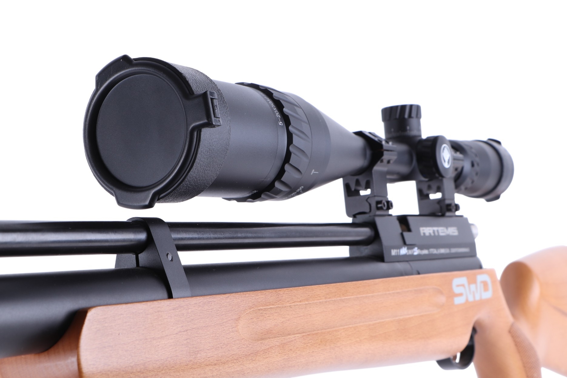 Stock | An Artemis SWD .177 air rifle with telescopic scope, 116cms ...
