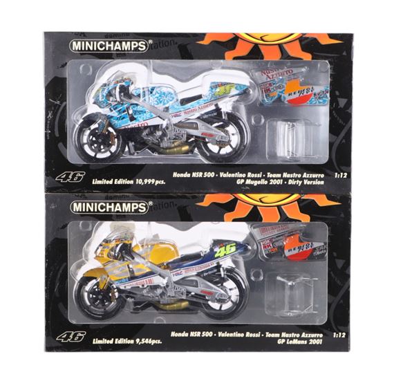 Unknown | Minichamps 1/12th scale Valentino Rossi Collection limited ...
