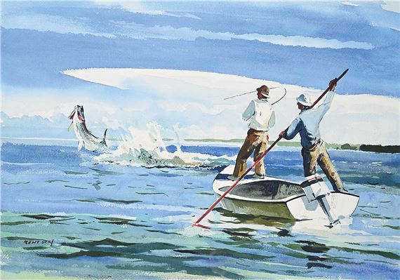 Chet Reneson | Untitled - Tarpon Fishing | MutualArt