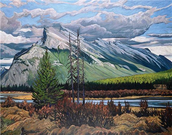 Robert Florian | Early Evening, Vermilion Lakes, Banff | MutualArt