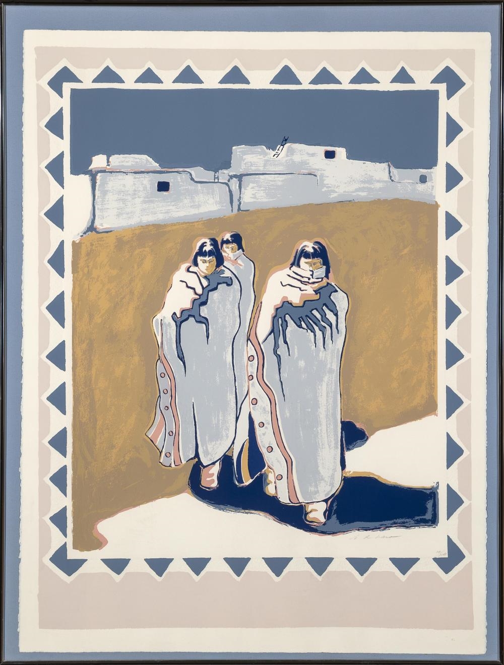Armond Lara | Untitled (Pueblo Figures) | MutualArt