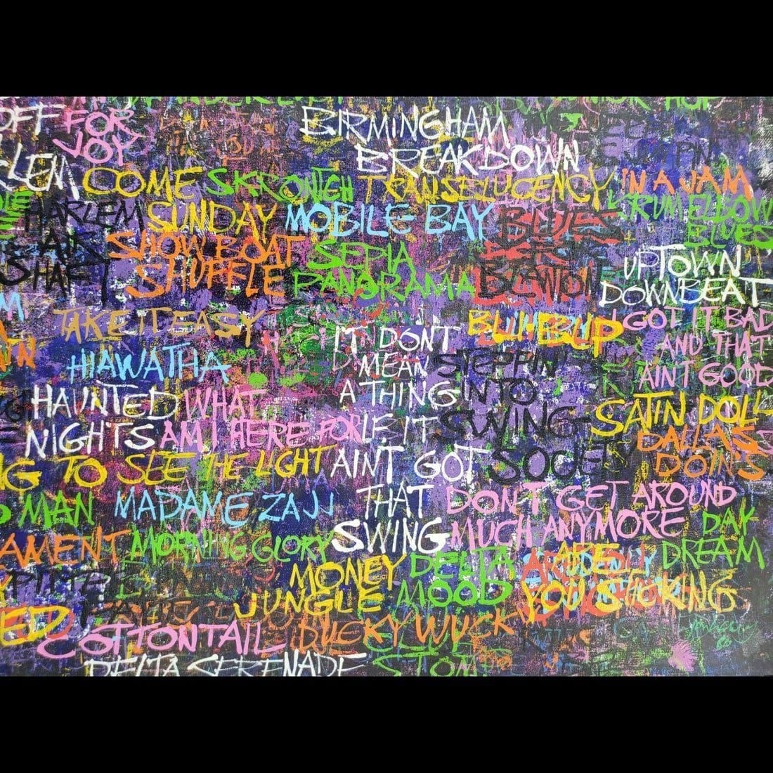 Jon Henry | Large Jon Henry 1916-90 O/C Painting Titled Dukes Mixture ...
