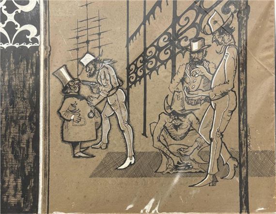 Peter Bennett | Seven Peter Bennett Illustrations of an Australian Folk ...