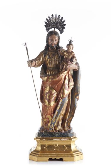 Joseph Giunta | Saint Joseph with the Child (18th Century) | MutualArt