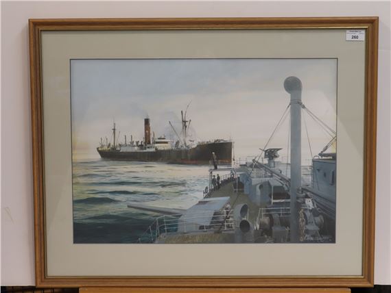 Christopher Mayger | Rendezvous with a supply ship in the South ...