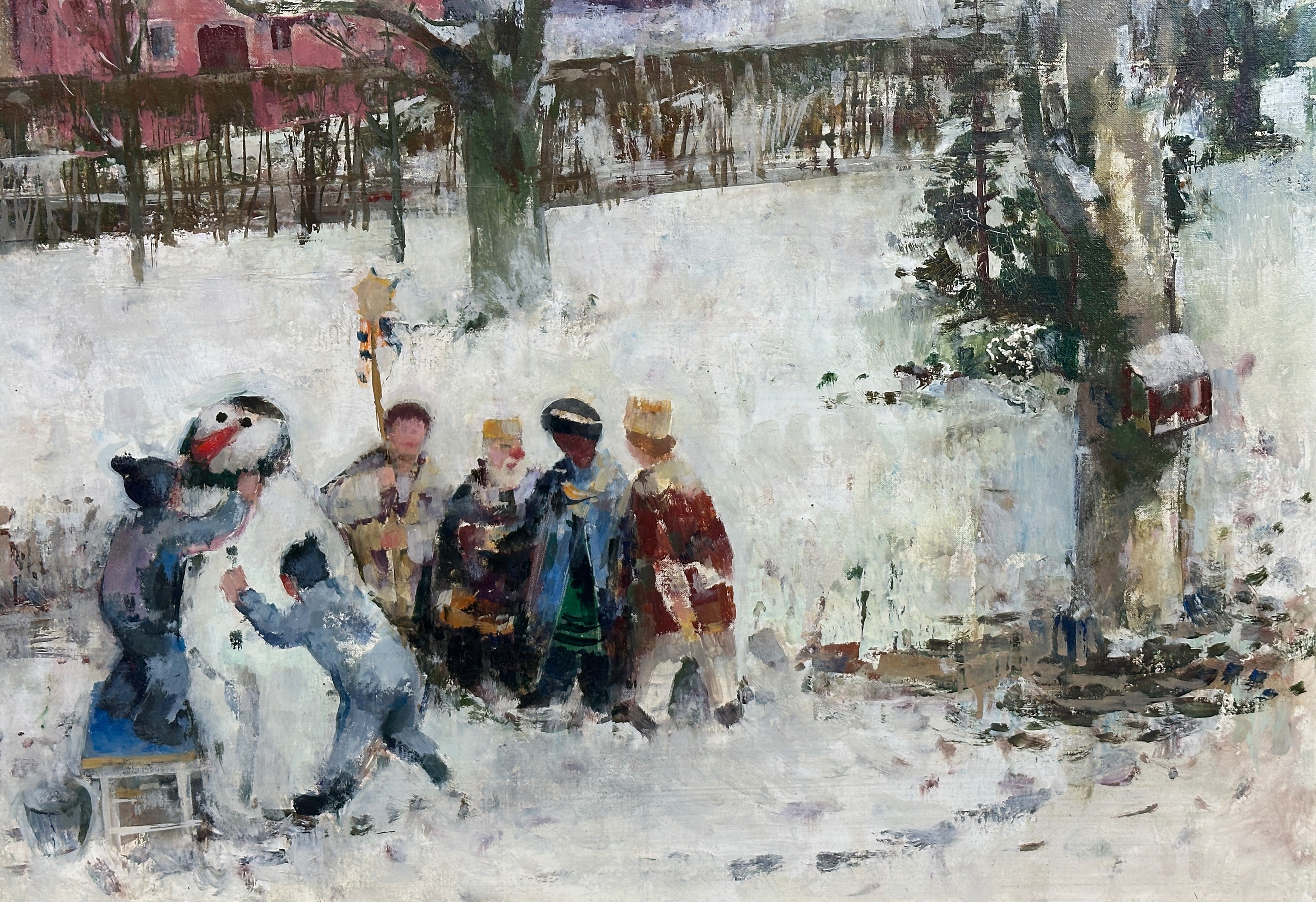 Carl Otto Müller | Carl Otto MÜLLER (1901 - 1970). ‘The carol singers ...