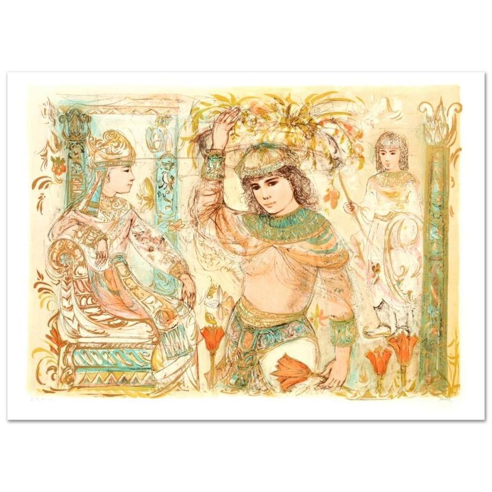 Edna Hibel | Aida Limited Edition Lithograph (38 x 27) by Edna Hibel ...
