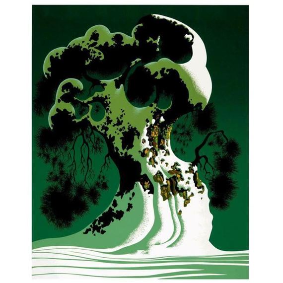 Eyvind Earle | Snow Covered Bonsai | MutualArt