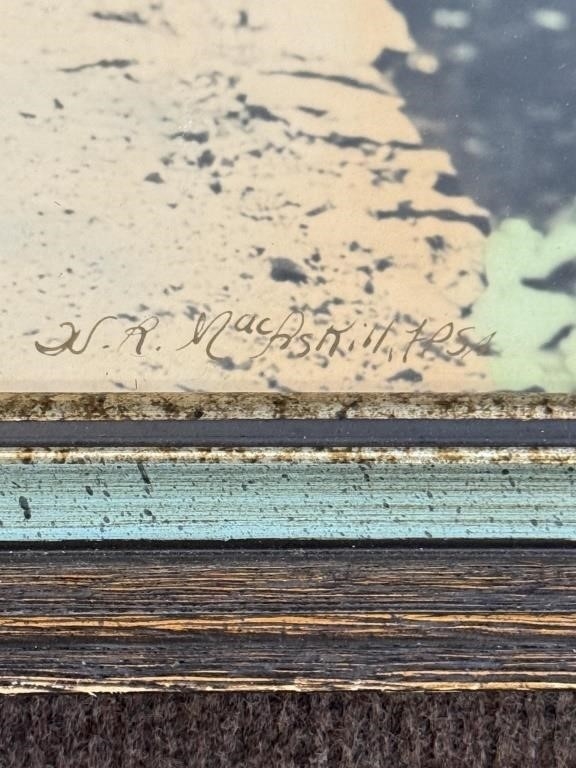 Wallace Robinson MacAskill | 1926 W.R MACASKILL HAND TINTED PHOTO ...