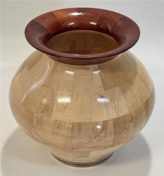 Paul Thibodeau | GORGEOUS HAND CRAFTED PAUL THIBODEAU BOWL VASE | MutualArt