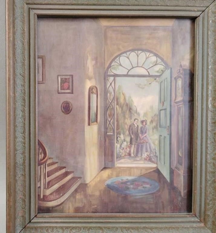 Allan | Allan Forbes Lithograph Original Wood Frame | MutualArt