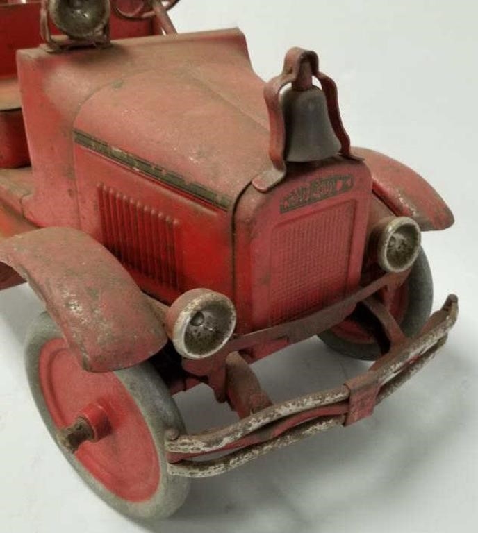 Buddy | Antique Buddy L pumper fire truck: unrestored | MutualArt