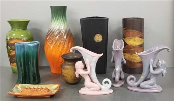 Royal Haeger | 10 pcs Royal Haeger pottery incl figural | MutualArt