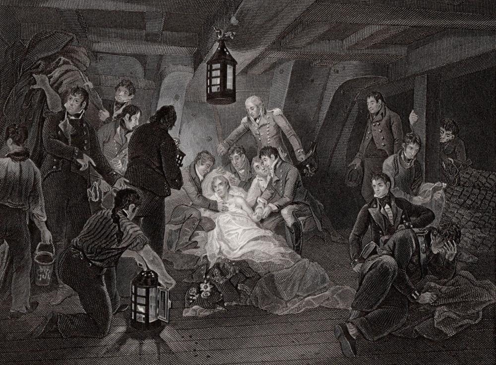Arthur William Devis | SIGNED 1800S Arthur William Devis Engraving THE DEATH OF LORD NELSON ...