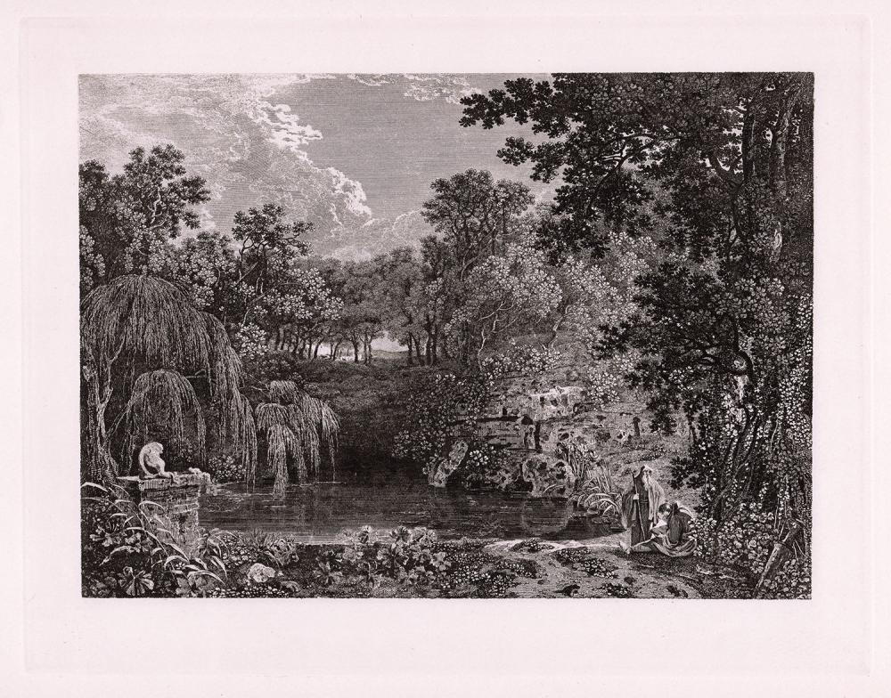 William Woollett | William Woollett Solitude 1889 etching | MutualArt