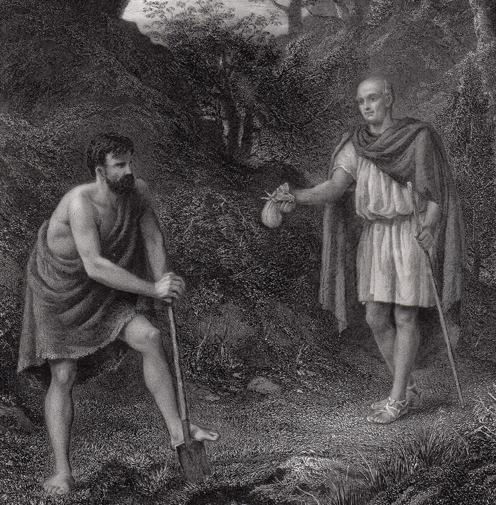 Henry Wallis | Henry Wallis Timon and Flavius 1876 engraving | MutualArt