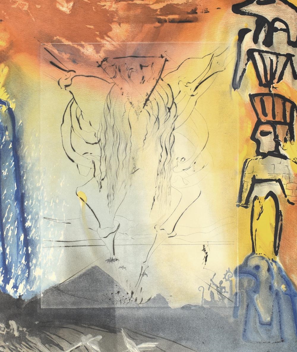 Salvador Dalí | Salvador Dali Moses Monotheism Etching/Lithograph ...